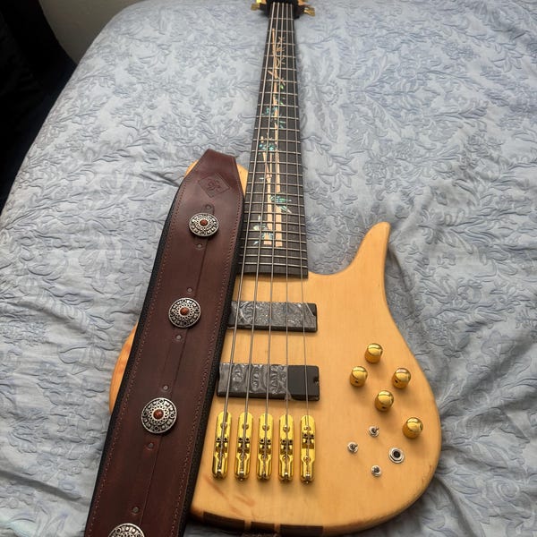 PICKHOLDER Bass Strap | Wide Bass Guitar Strap | Custom Guitar Strap - Etsy