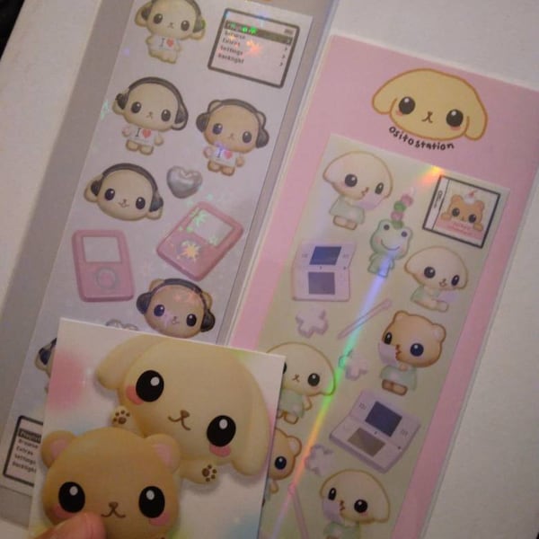 Cherry Bear 3D Deco Sticker Sheet, Polco, Toploader Kpop Deco Sticker ...