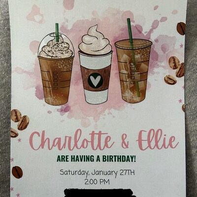 Stoney Clover Inspired Party Invitation, Patch Letter Invitation, Girl ...