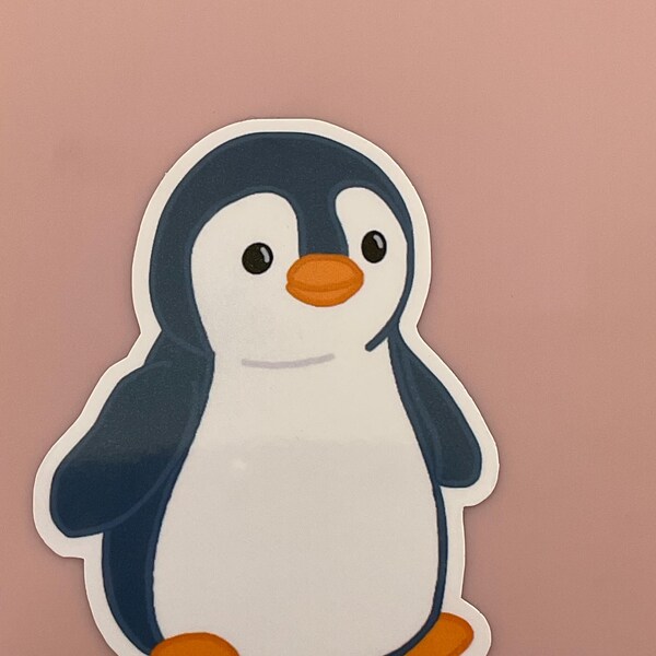 Cute Penguin - Vinyl Sticker - Etsy
