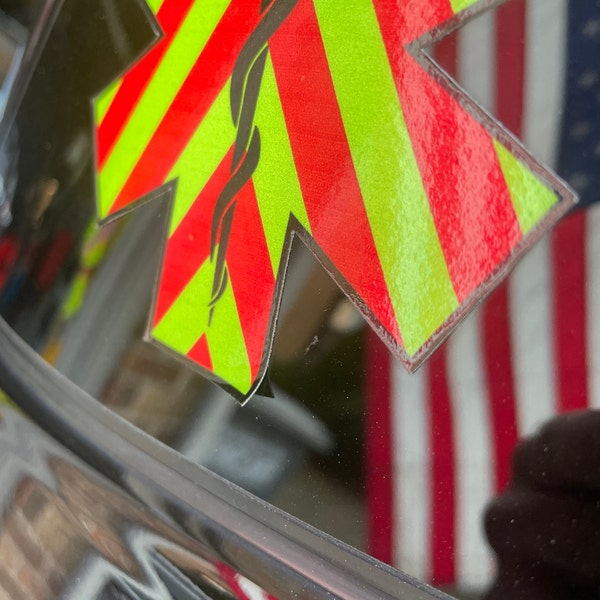 PINK Fire Department Firefighter EMT EMS Paramedic Decal Breast Cancer ...