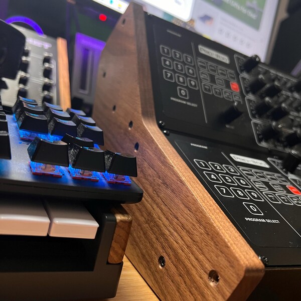 Moog Mount in Walnut for 5 Synthesizer Modules - Perfect for DFAM ...