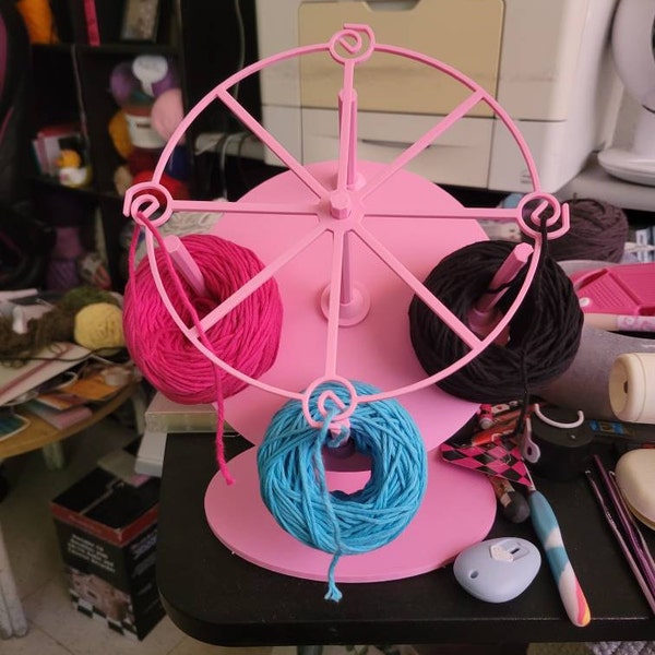 The Colorwork Wheel V2.0 by Maeli Designs - 3D Printed Yarn Untwisting ...