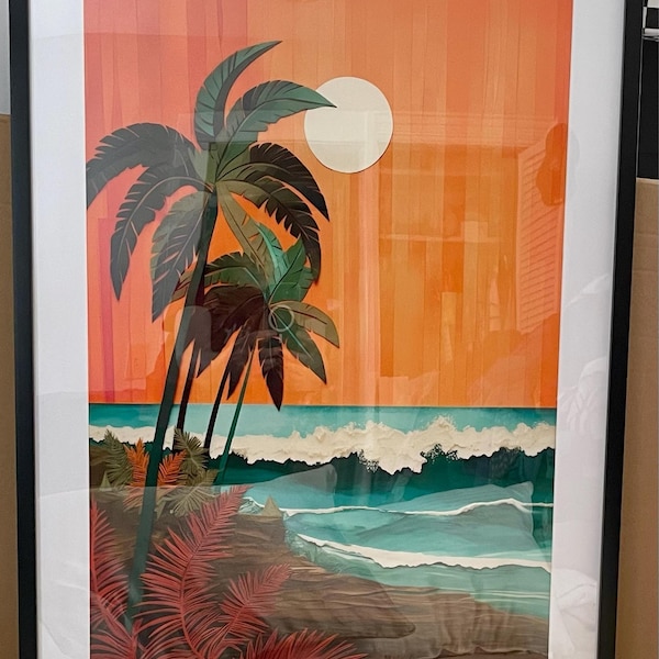 Waimea Bay Print | Hawaii Wall Art | Waimea Bay Art | Hawaii Artist ...