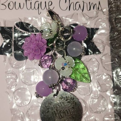 Palm Tree Dangle Charm Clasp, Clasped Charm, Dangler Charm, Clasp ...