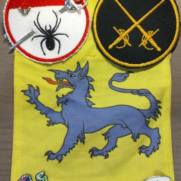 SCA Office Embroidered Patches-3" Tall Circular Patches - Etsy
