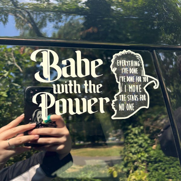 Labyrinth Babe With the Power Sticker / Labyrinth Sticker / Labyrinth ...