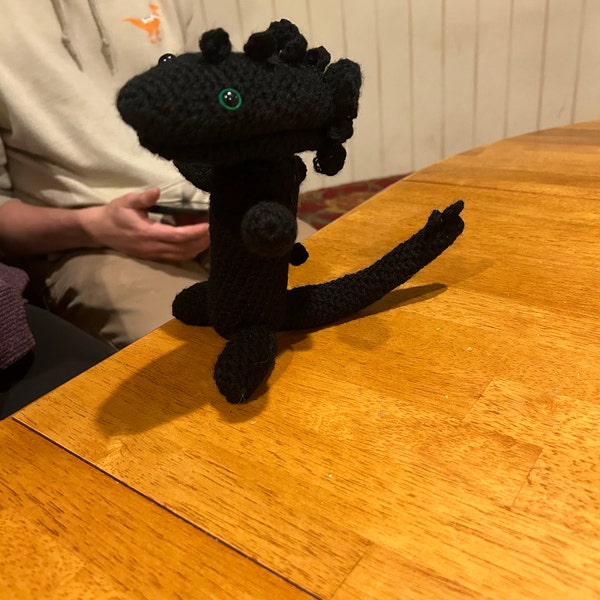 Crochet Dancing Toothless Meme Amigurumi (dancing Dragon) Instant ...