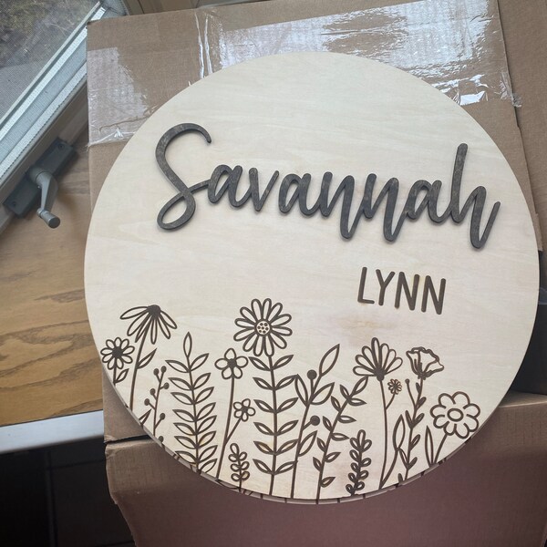 Our Family Personalized Laser Cut Family Tree With Family Names - Etsy