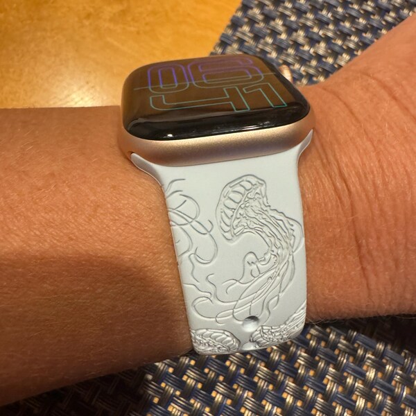 Sloth Watch Band Silicone Laser Engraved, Apple Watch Compatible 38/40 ...