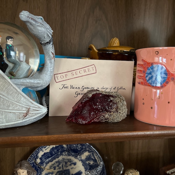 Philosopher's Stone Replica Prop With Envelope - Etsy