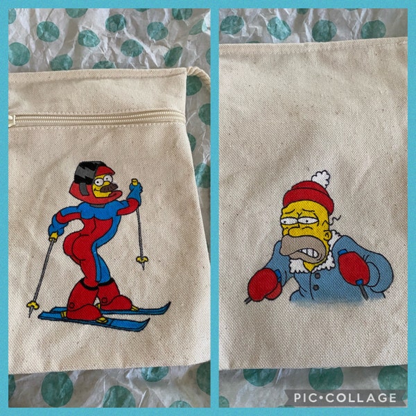 Homer Backing Into Bushes Vans - Etsy