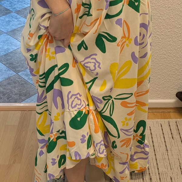 Ruffle Skirt Sewing Pattern | Flowy Maxi Skirt Pattern | Easy Beginner ...