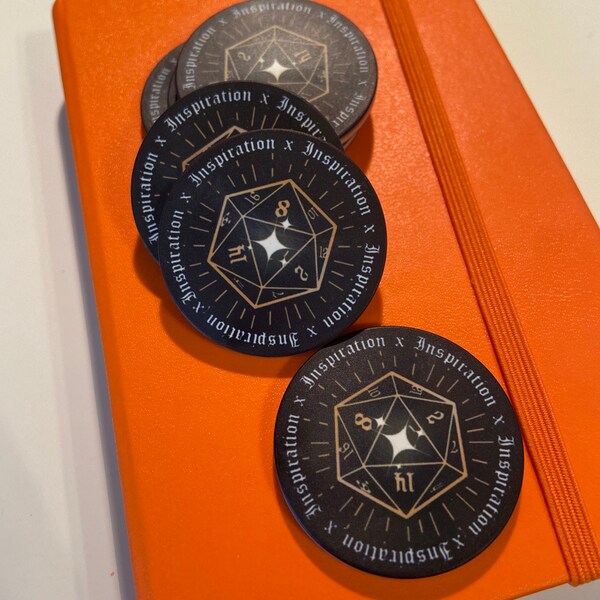 D&D Inspiration Tokens Dungeons and Dragons Inspiration Tokens, Dnd ...