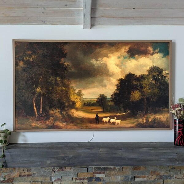 Printable Easter Wall Art, Van Gogh Easter Oil Painting, Easter Bunny ...