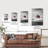 Portrait Canvas Wall Art Size Guide, Canvas Print Size Guide, Wall Art ...