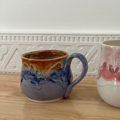 Match Striker Cup, Blue and White Match Holder, Handmade Ceramic ...