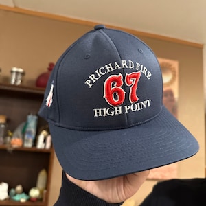 Fire Fighter Department, Fire & Rescue Trucker Cap, Puff Embroidery ...