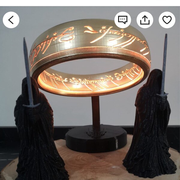 Minas Tirith Lamp / Lord of the Rings Lamp / Lord of the Rings Gift ...