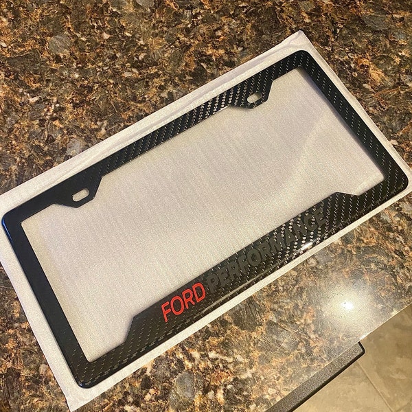100% Real Carbon Fiber License Plate Frame With Customization! - Etsy