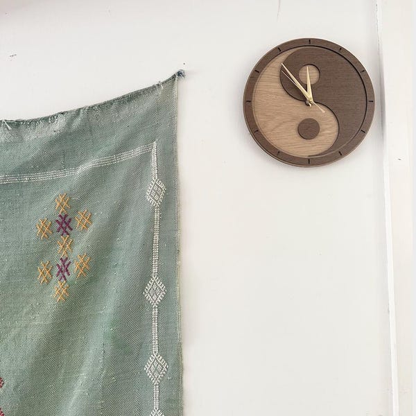 Caduceus Clock in Wood / Medical Clock - Etsy