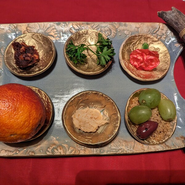 Extra Tall Floral Vase Organic Lip Turquoise Glaze, Gold Gilding Large ...