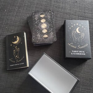 Luna Somnia Tarot Deck With Guidebook & Box 78 Cards Full - Etsy