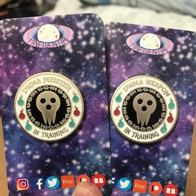 DWMA Weapon and Meister in Training Enamel Pins Soul Eater - Etsy