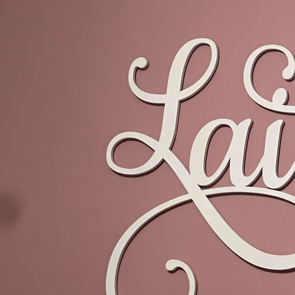 Nursery Name Sign - Personalized Wood Name Cutout - Wood Name - Wood ...