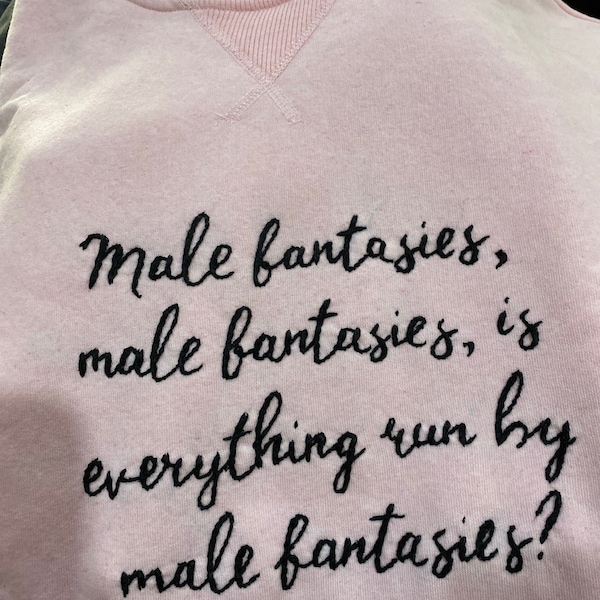 Custom Phrase Sweatshirt, Custom Embroidery Crewneck, Custom Design ...