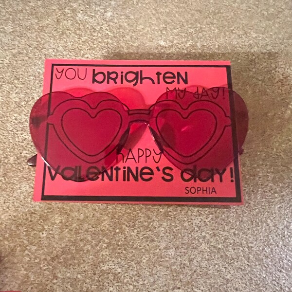 Valentine's Day Rubix Cube Themed Gift Tag - Etsy