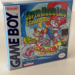 Super Mario Land 2: 6 Golden Coins Box for Game Boy Nintendo 3 Regions ...