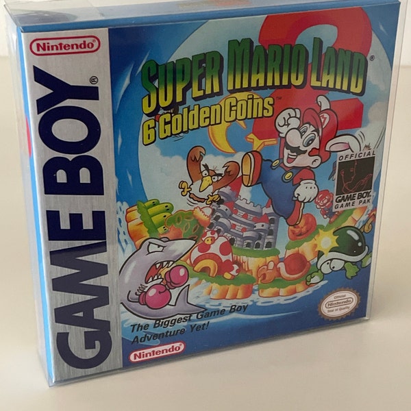 Super Mario Land 2: 6 Golden Coins Box for Game Boy Nintendo - 3 ...