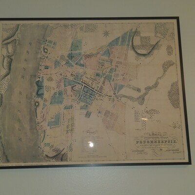 Detroit Area 1860 Old Town Map With Homeowner Names Michigan - Etsy