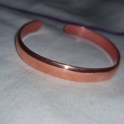 Pure Copper Bracelet Healing Bracelet Copper Cuff Bangle Handmade in ...