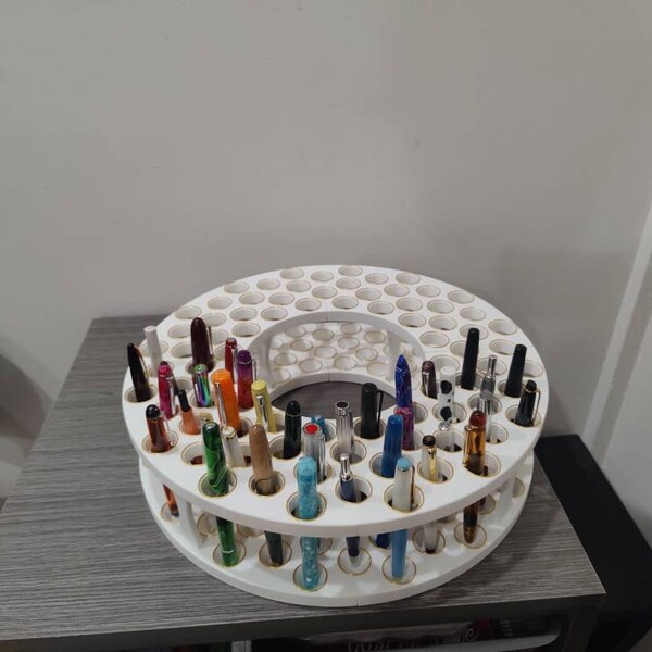 PEN DISPLAY RACK - Pen Holder and Display - Desktop Office Organizer ...