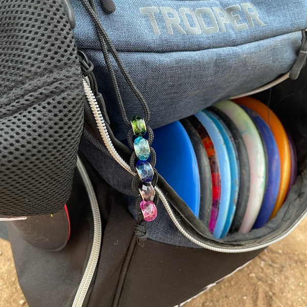 Golf Stroke Counter, #16, Blue Counter, Beaded Counter, Disc Golf ...