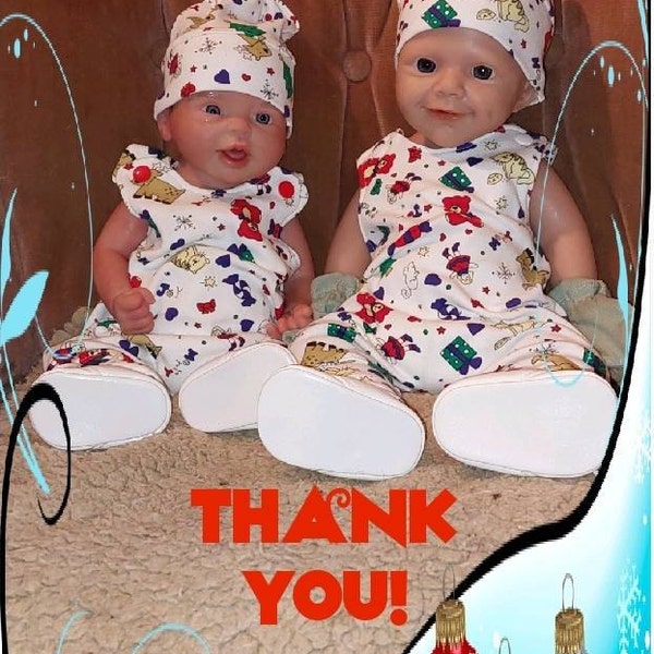 Non Gender Cute Baby Print 4pc Flannel Footed Pants Set for 15/16 ...