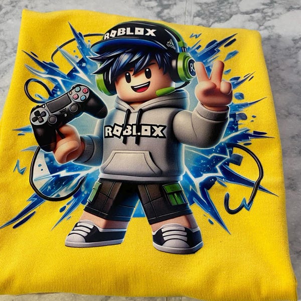 Gamer Boy PNG: Roblox Shirt Design, Game Clipart (digital Download - Etsy