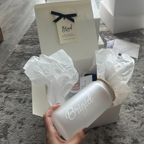 Personalised Vinyl Label Stickers - for Gift Boxes, Notebooks, Glass ...