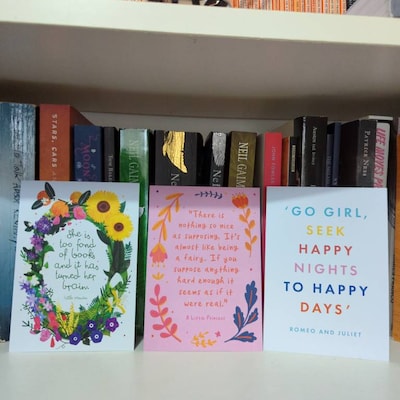 Classic Book Quotes Postcard Set 12 Postcards 2021 Edition Literary ...