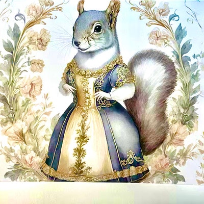 Happy Father's Day Squirrel Daddy & Kids Enjoying a SUP Stand up Board ...