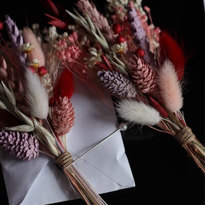 Burnt Orange Buttonhole Orange Dried Flower Boutonniere Autumn Themed ...