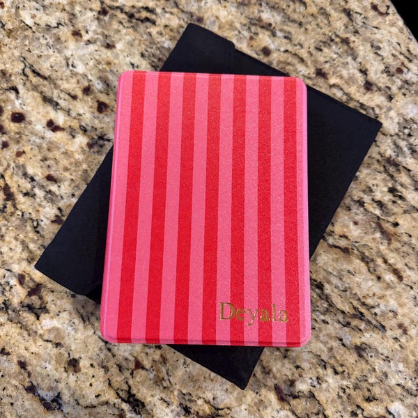 Red Stripe Personalization All New Paperwhite 12th Generation 2024 Case ...
