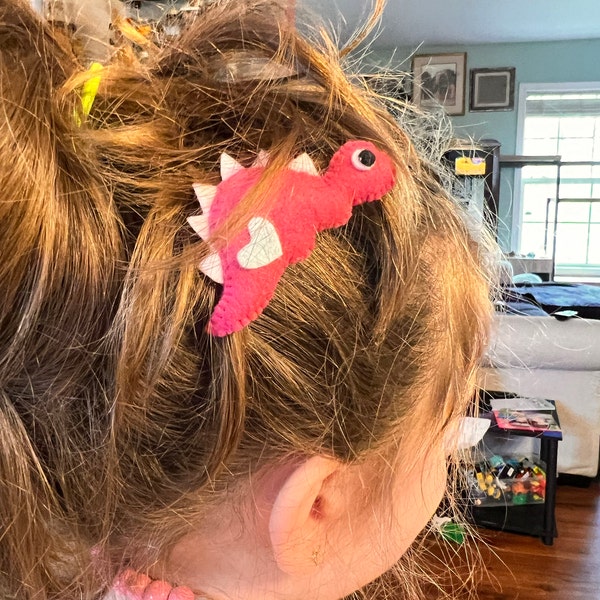 Mushroom Hair Clips, Bright Fall Barrettes, Funny Amanita Hair Clips ...