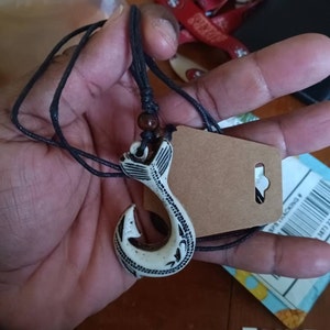 Maui Hooks Hei Makau Adjustable Bone & Resin Necklaces Story Included ...