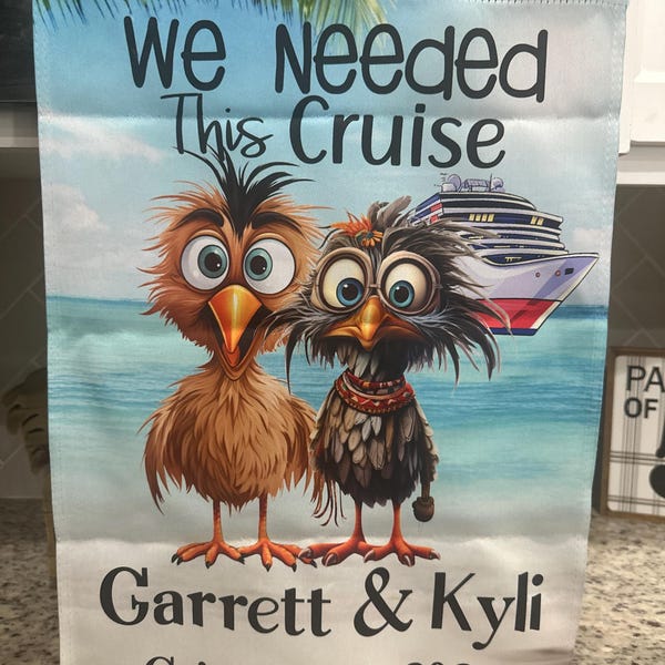 Magnetic Cruise Flag, Couple Cruise Flag, Cruise Door Sign, Cruise ...