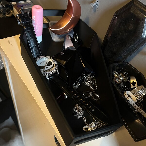 Coffin Shaped Tray Goth Coffin Goth Home Decor Halloween Goth Room ...