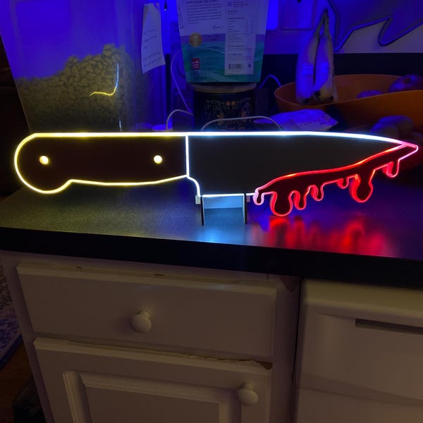 Cute Cow Light Sign, Cow Neon Like, Cow Night Light, Edge Lit LED, Cow ...