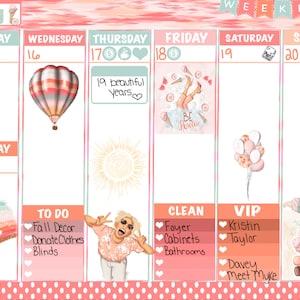 Functional Digital Sticker Checklists, Planner Stickers, Summer Palette ...
